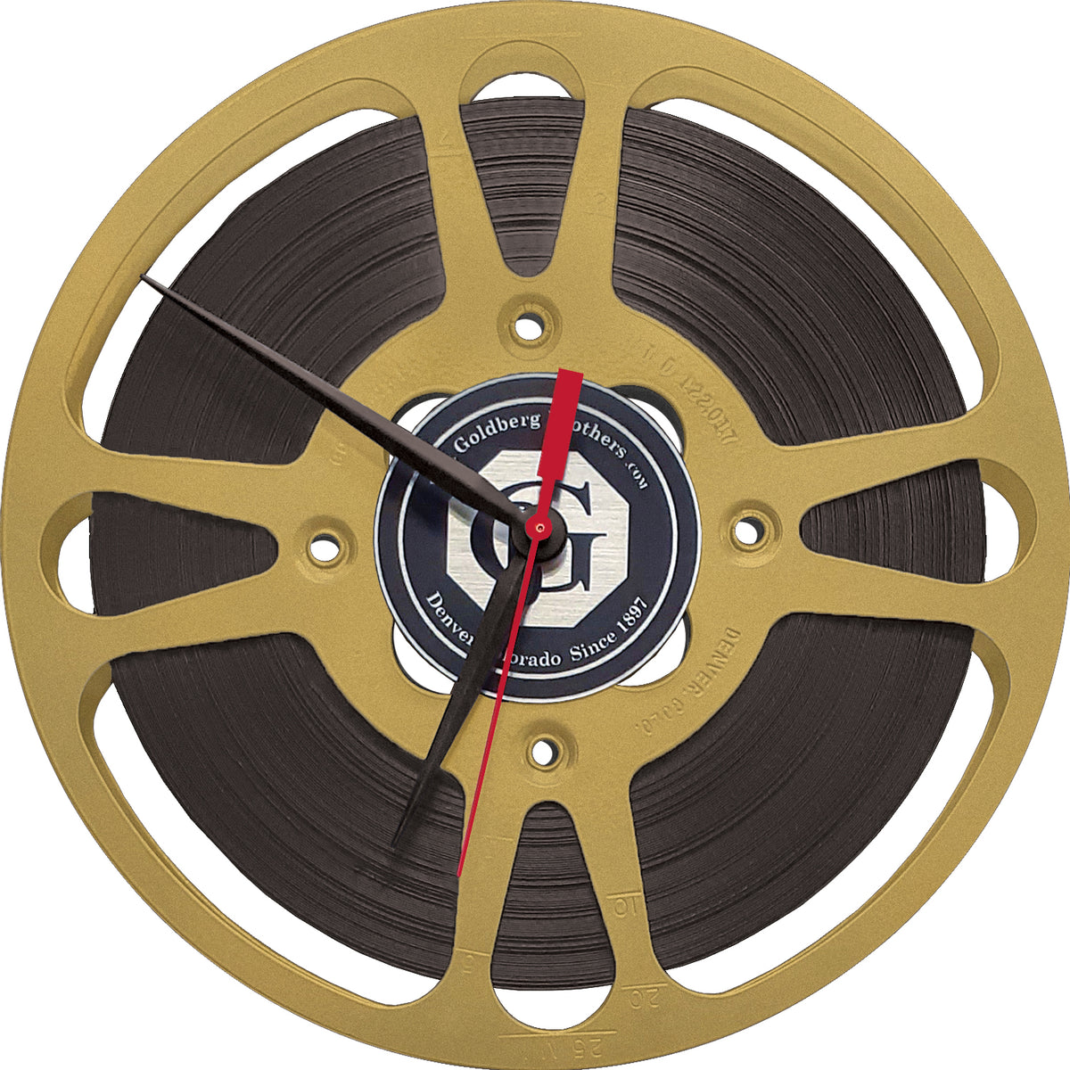 Film Reel Wall Clock | Home Theater Mart | Chicago, IL