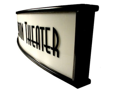 Custom Home Theater Marquee Sign | Home Theater Mart | Chicago, IL
